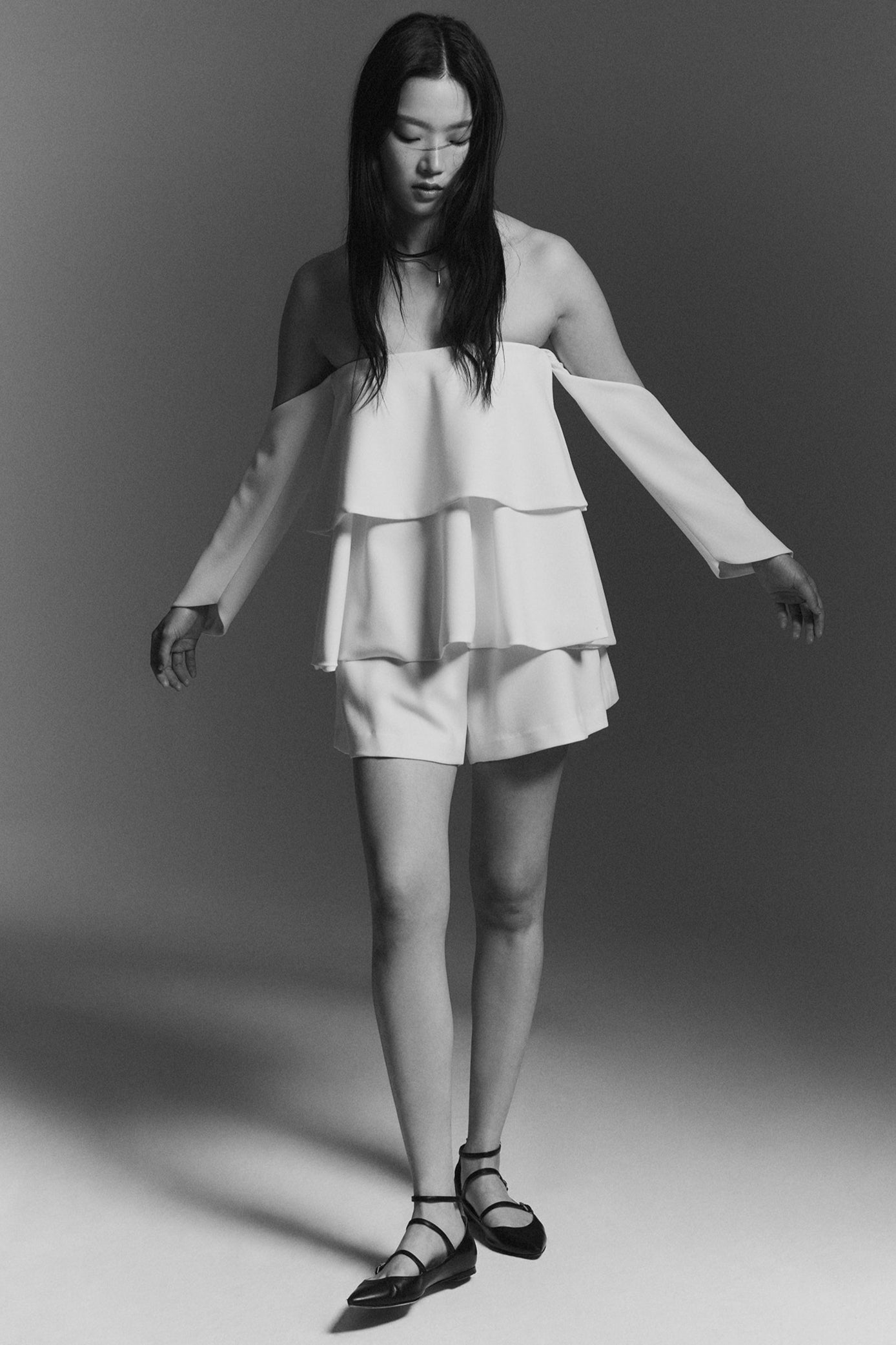 Sarah Top in Crepe – LEIN