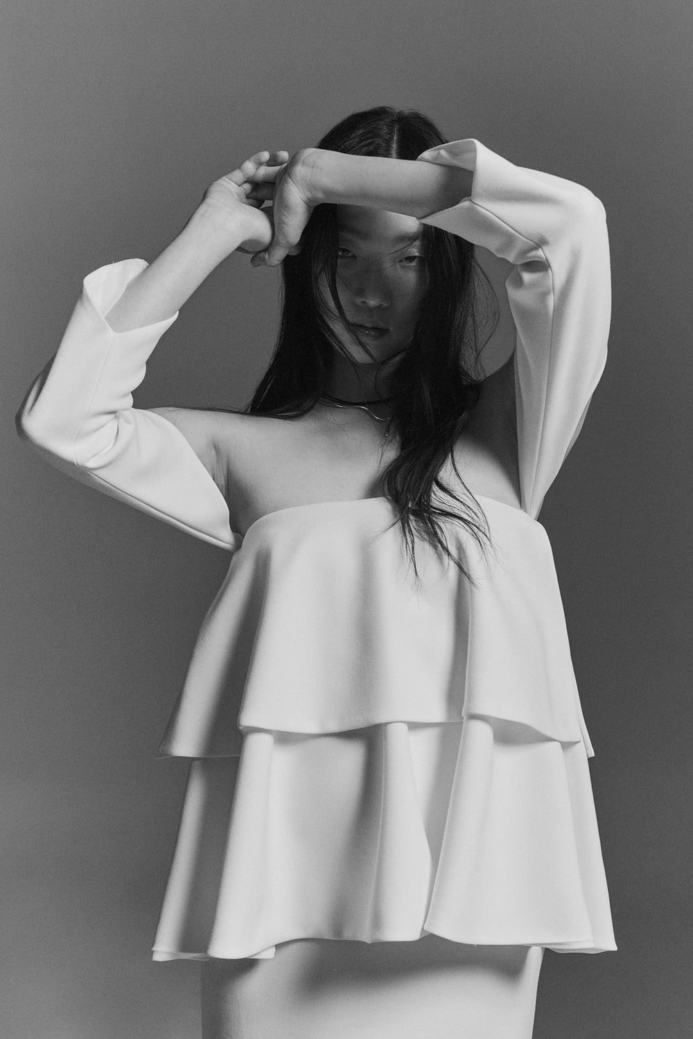 Sarah Top in Crepe – LEIN